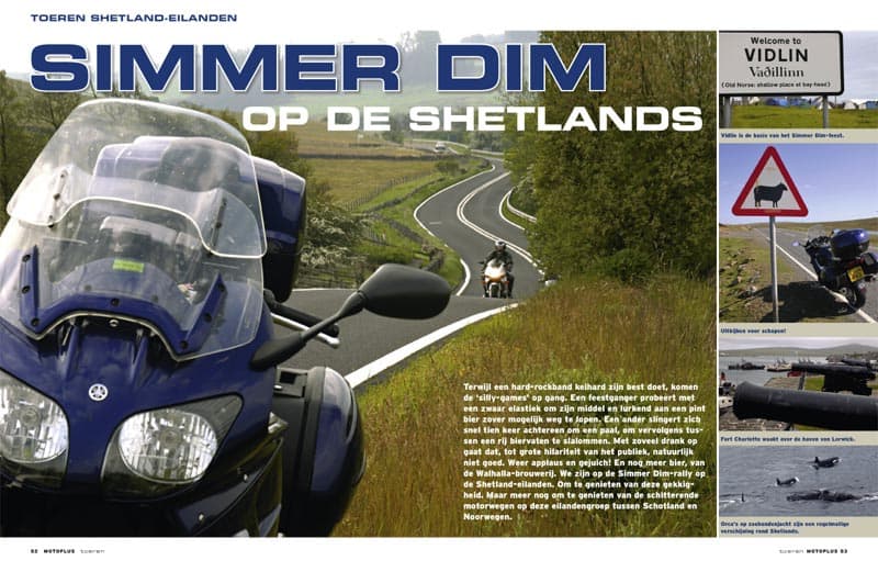 Simmer Dim op de Shetland Islands